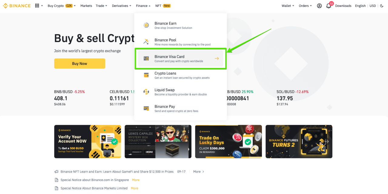 Binance Visa Card - recenze platební karty od Binance - Bitcoinvkapse.cz